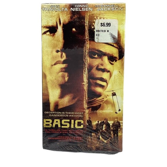 Media | Basic Vhs Tape Sealed John Travolta Samuel L Jackson Military Army Y2k 203 Film | Poshmark
